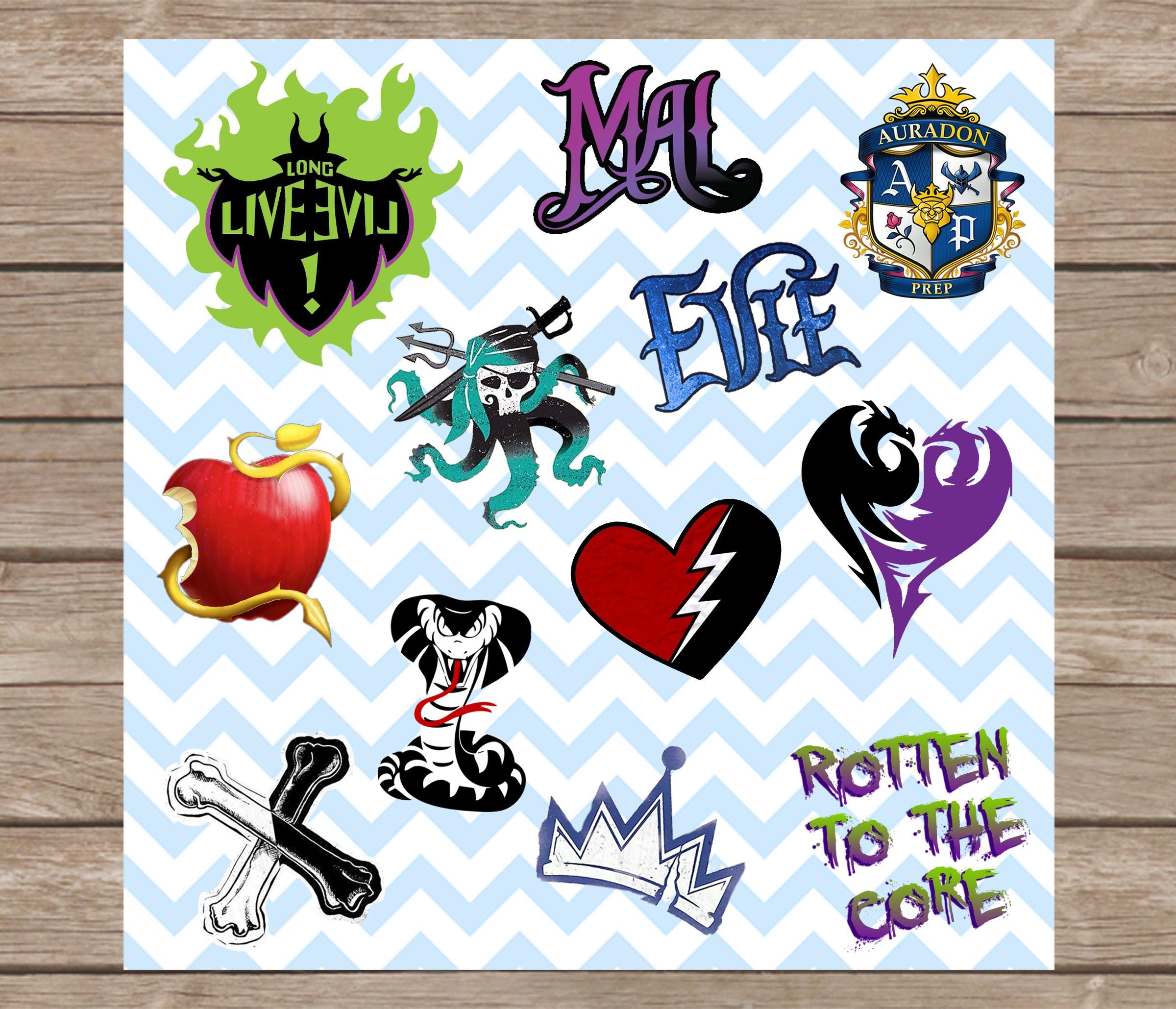 Descendants PNG Clipart, Auradon Prep Rise of Red Queen of Hearts Logo ...