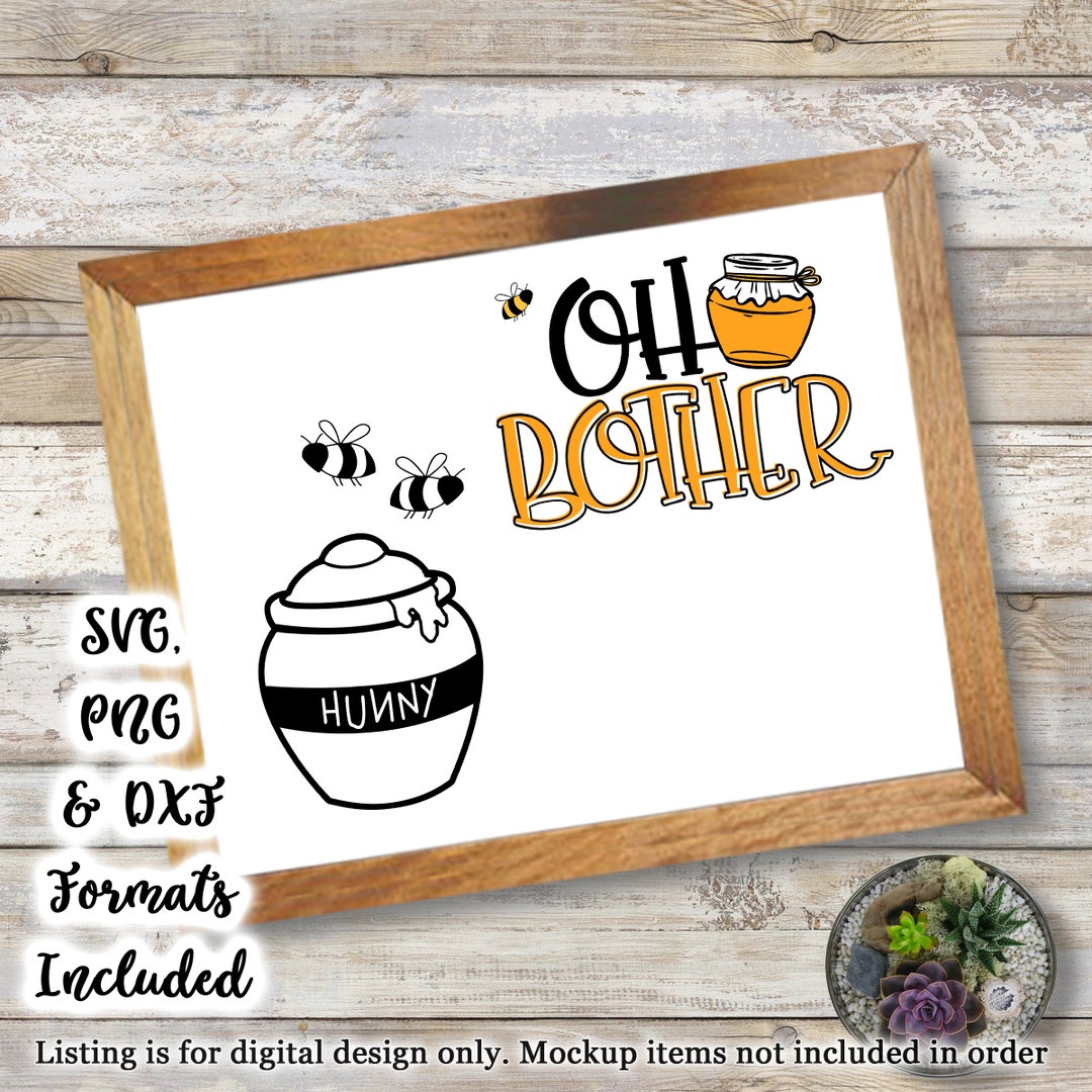 Hunny Pot SVG Honey Pot Svg Winnie the Pooh Svg Oh Bother Cute Baby ...