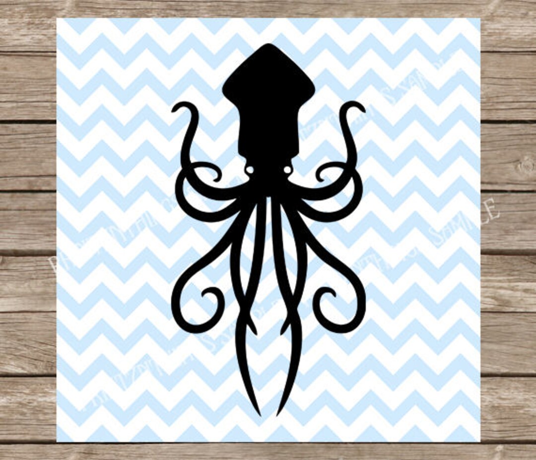 Squid Svg, Hydra Svg, Octopus Svg, Animal Svg, Ocean Svg, Svg Files for ...