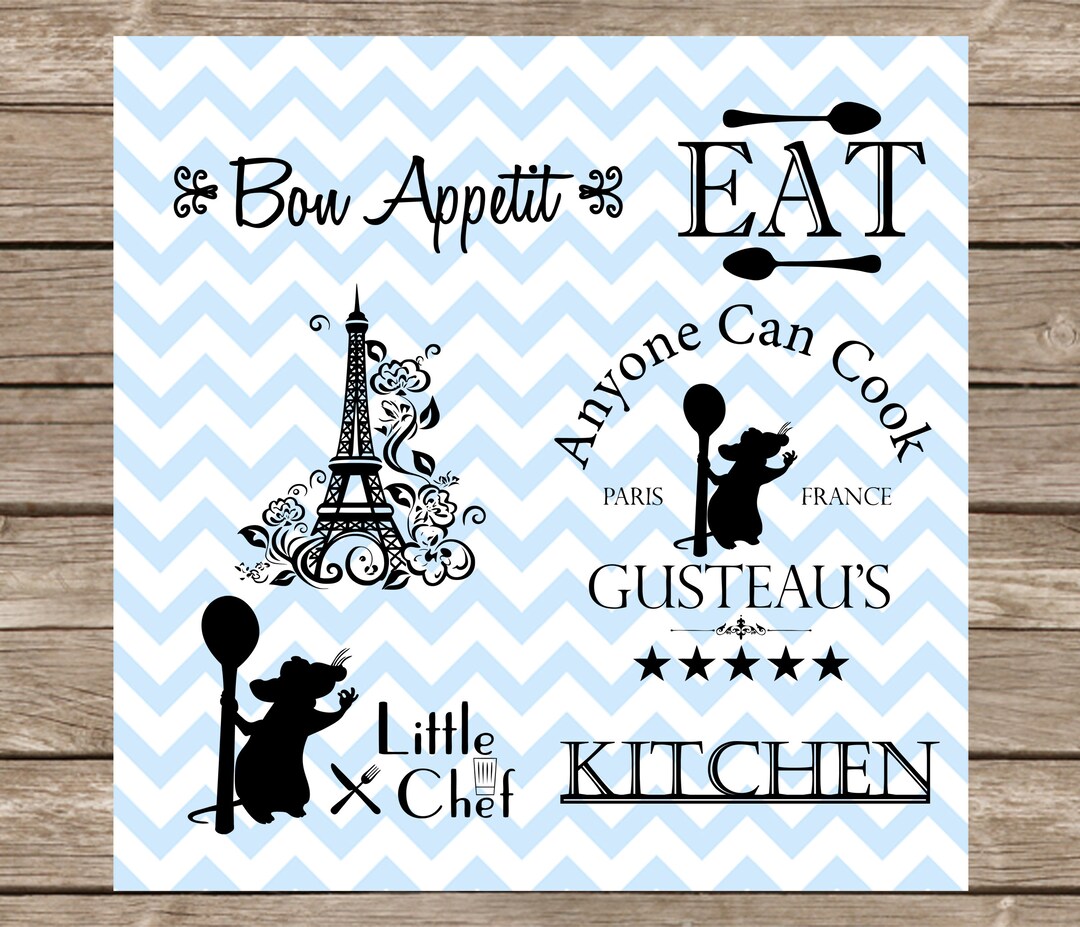 Ratatouille Svg Little Chef French Cooking Svg Paris French Cuisine SVG ...