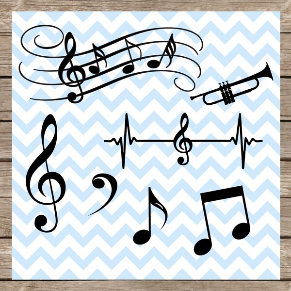 Musical Staff Svg - Etsy