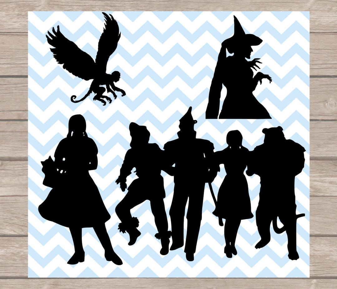 Wizard of Oz Bundle Pack SVG Silhouettes - Etsy