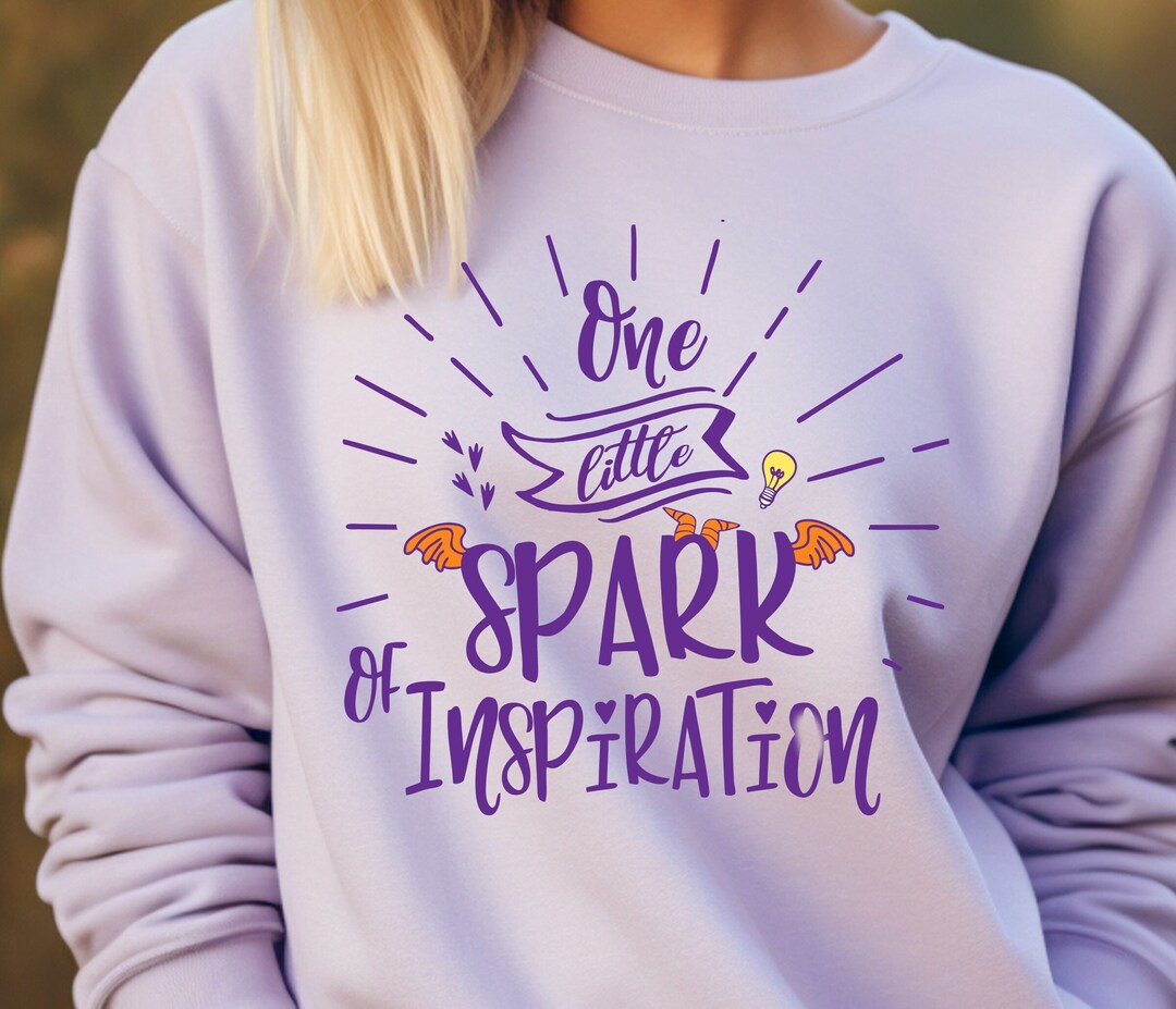One Little Spark Purple Dragon Imagination Journey SVG Design for ...