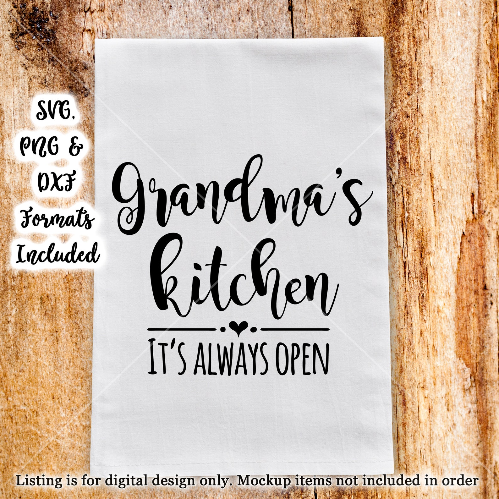 Grandma Svg Kitchen Svg Nana Svg Grandmas Kitchen Svg Love | Etsy