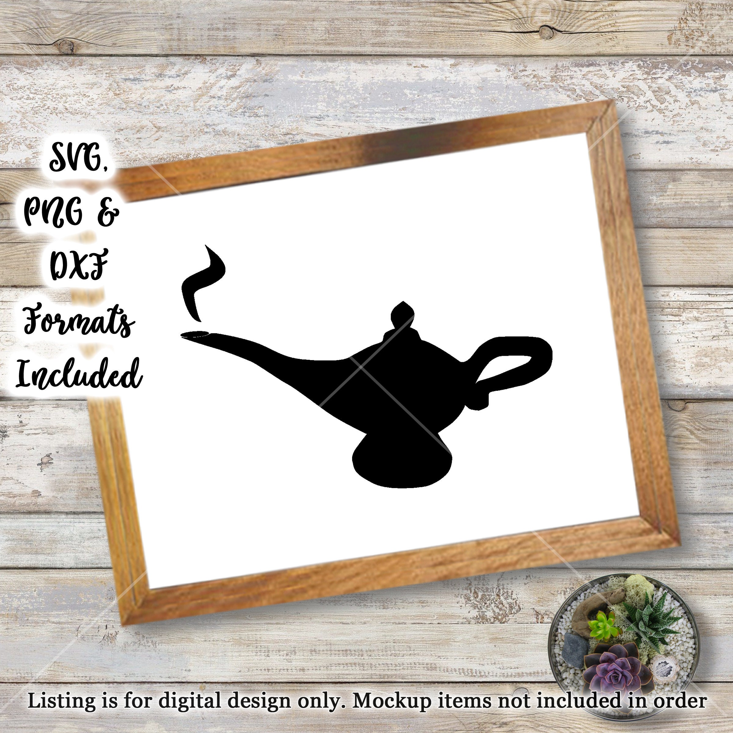 Disney SVG Aladdin Princess Jasmine Magic Lamp Genie Lamp SVG | Etsy