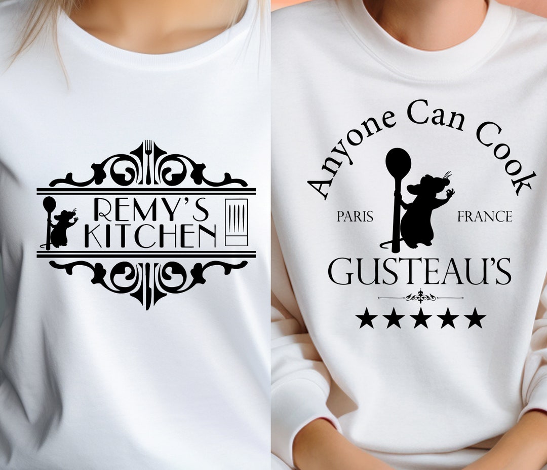 Anyone Can Cook and Remy's Kitchen Ratatouille SVG Paris France Gusteau ...