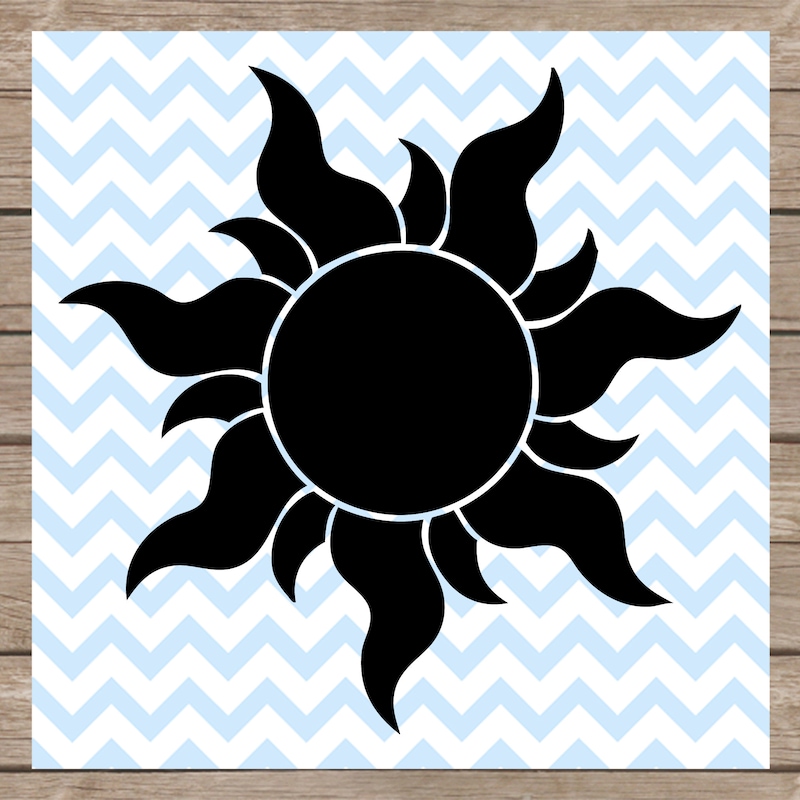 Tangled Sun Svg - Etsy