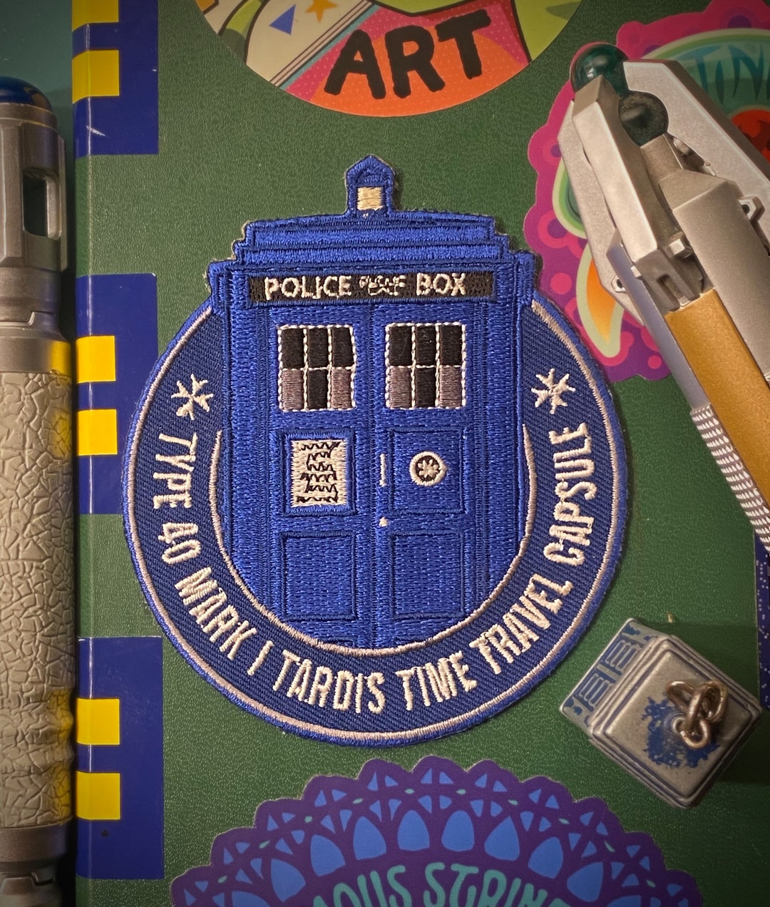 Doctor Who TARDIS Embroidered Patch - Etsy