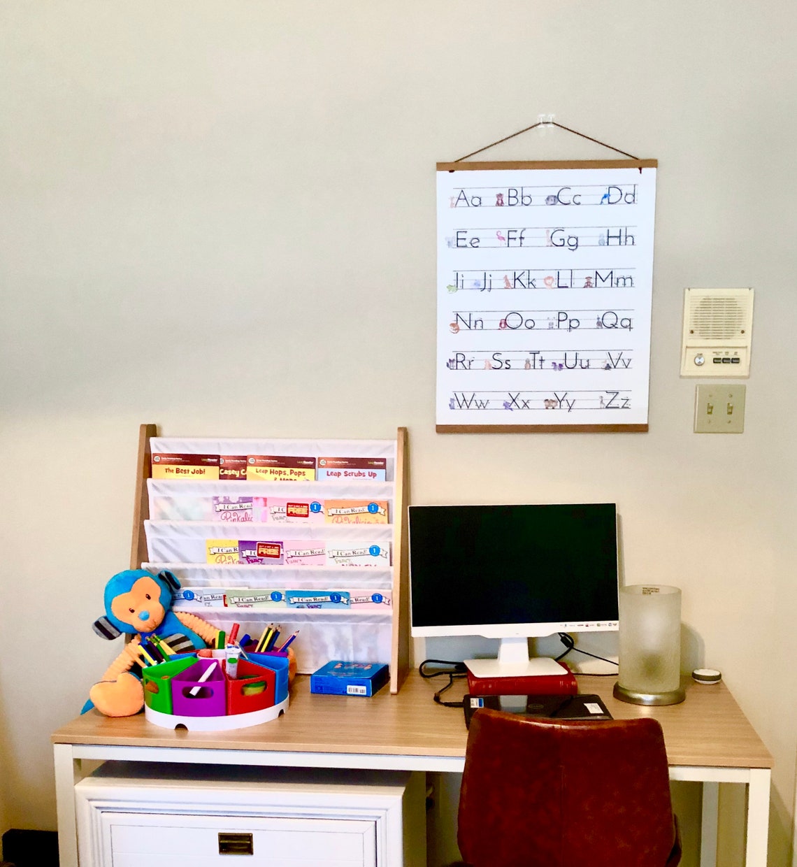 Home School Alphabet Chart Alphabet Learning Poster | Etsy