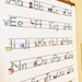 Home School Alphabet Chart Alphabet Learning Poster Homeschool Kids ...