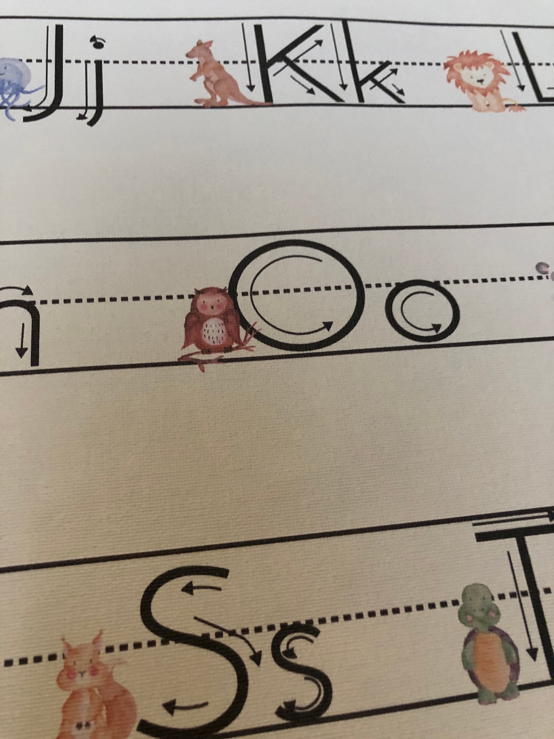 DIGITAL DOWNLOAD Home School Alphabet Chart Alphabet - Etsy