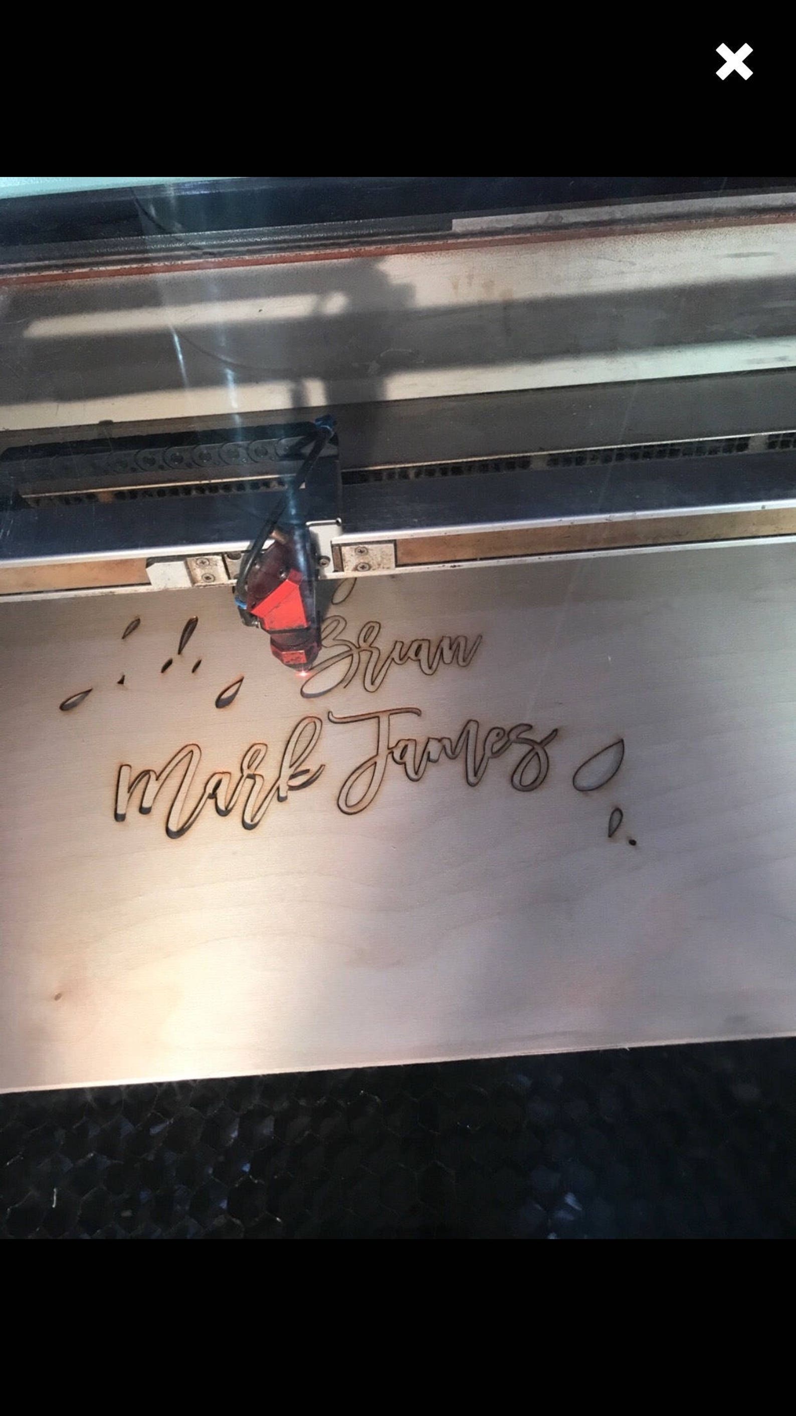 Laser Cut Place Cards Names Custom Laser Cut Names / Escort - Etsy