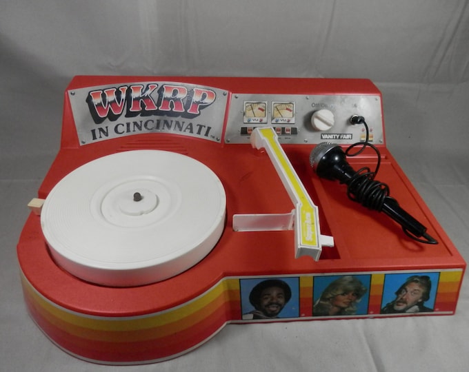 Vintage WKRP in Cincinnati Record Player Disc Jockey Control Center ...