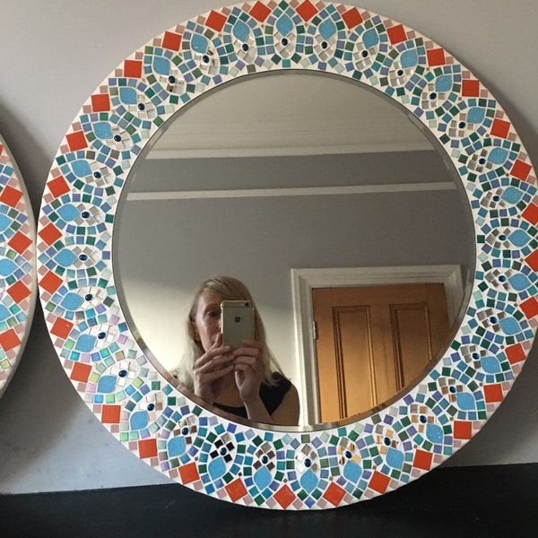 Mosaic Mirror - Etsy