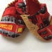 London Bus Shoes Baby Shoes Crib Shoes Pram Shoes Baby - Etsy