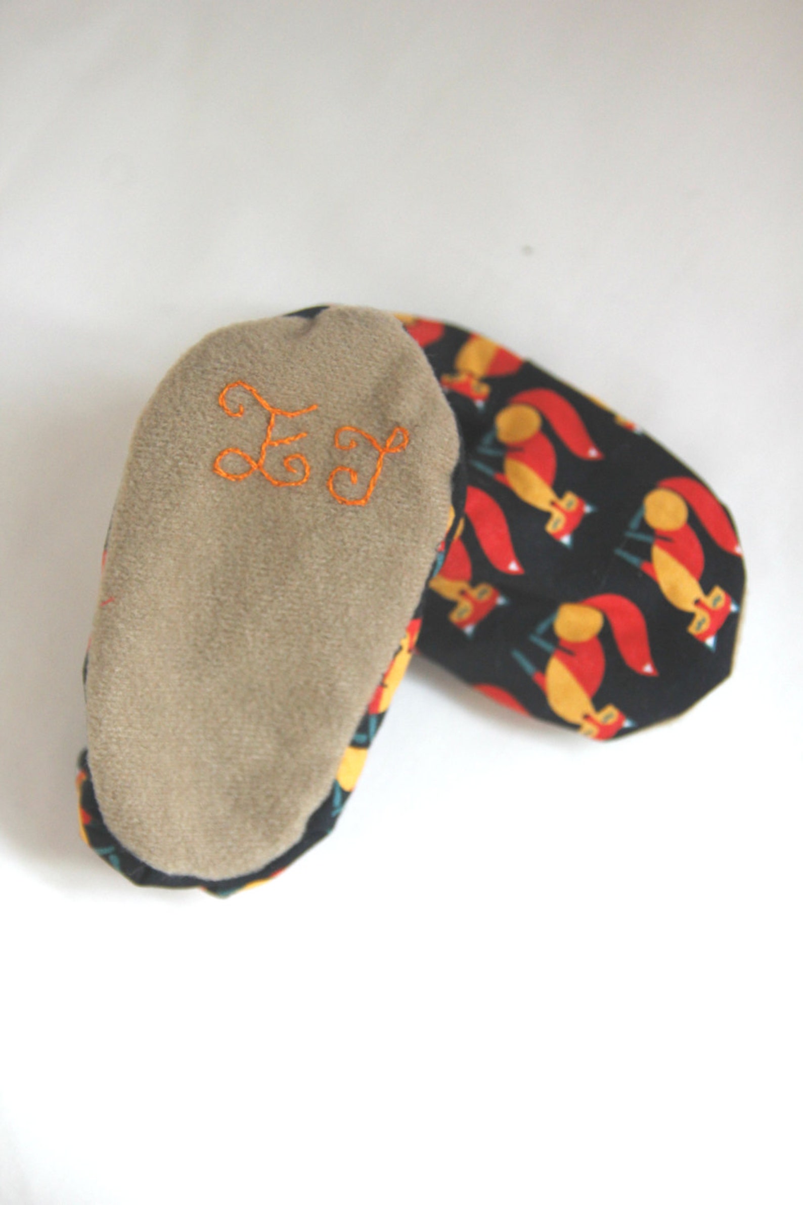Fox Baby Shoes, Fox Print, Fox Gift, Fox Baby, Pram Shoes, Crib Shoes ...