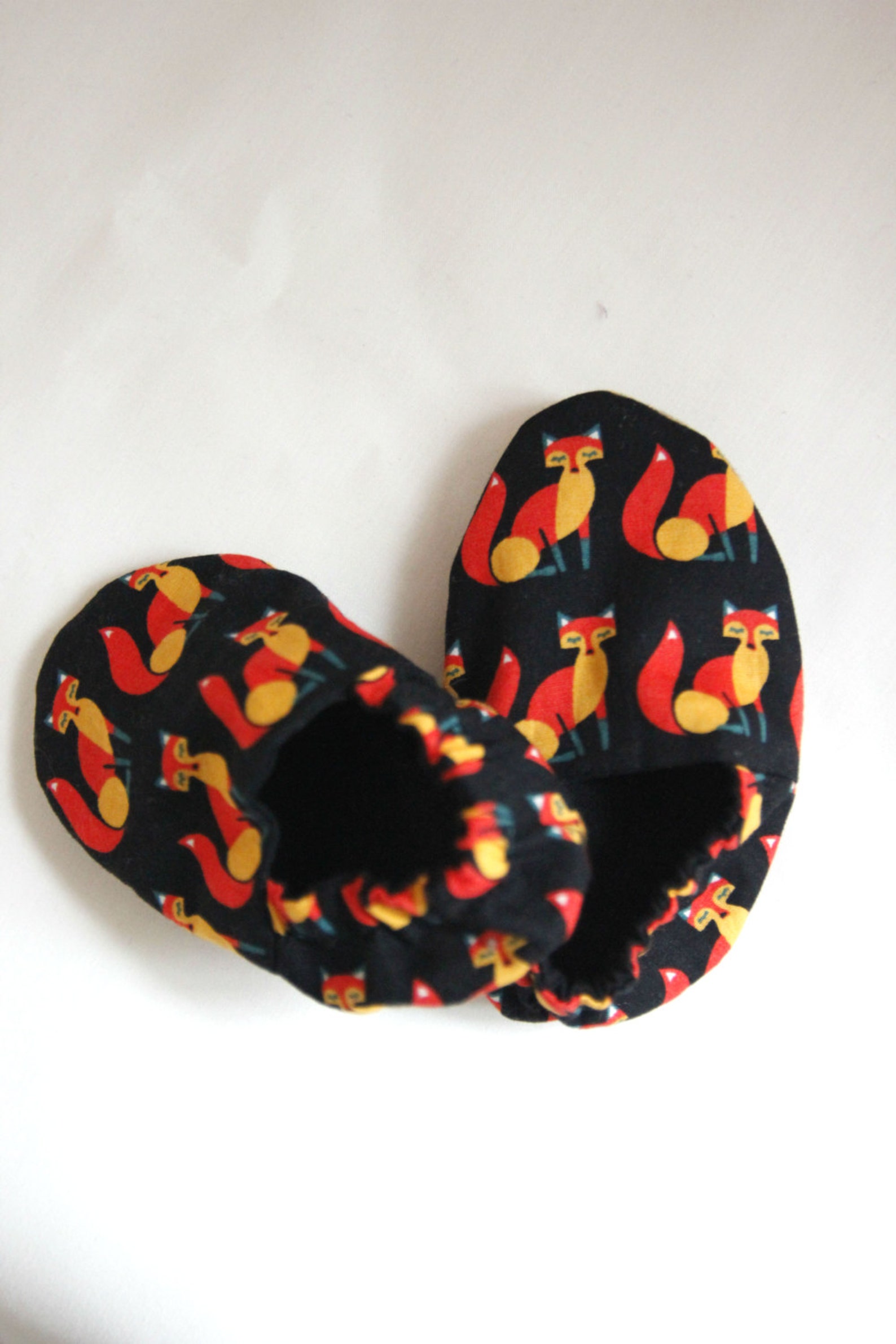 Fox Baby Shoes, Fox Print, Fox Gift, Fox Baby, Pram Shoes, Crib Shoes ...
