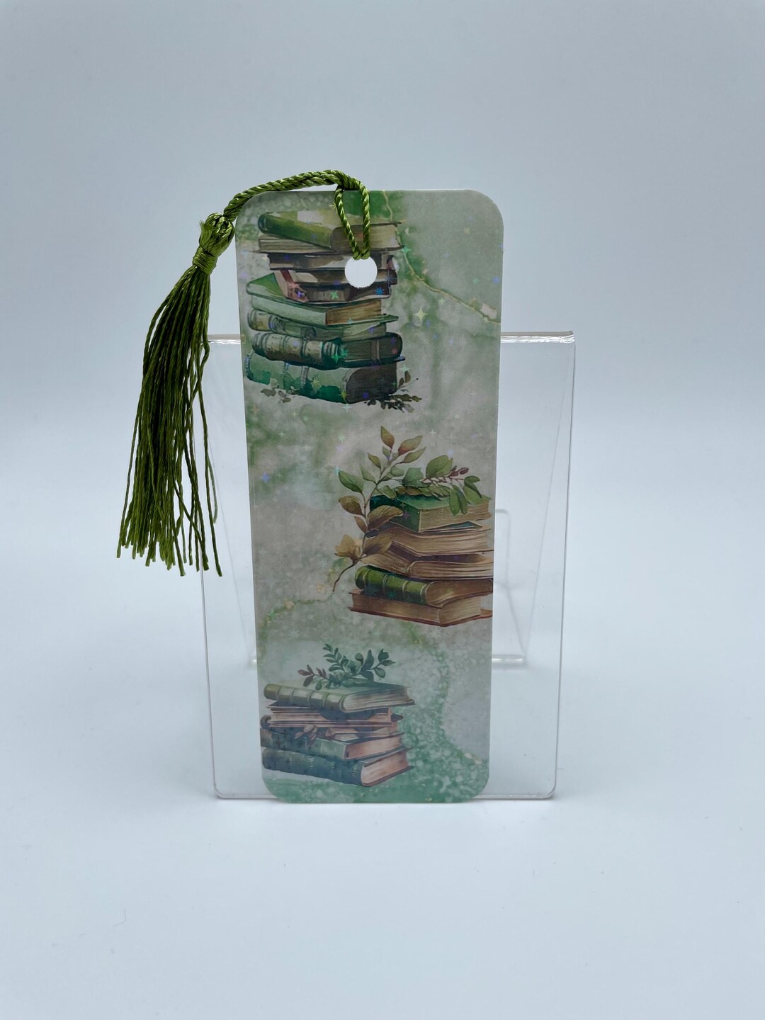 Bookstacks Holographic Double Sided Bookmark - Etsy