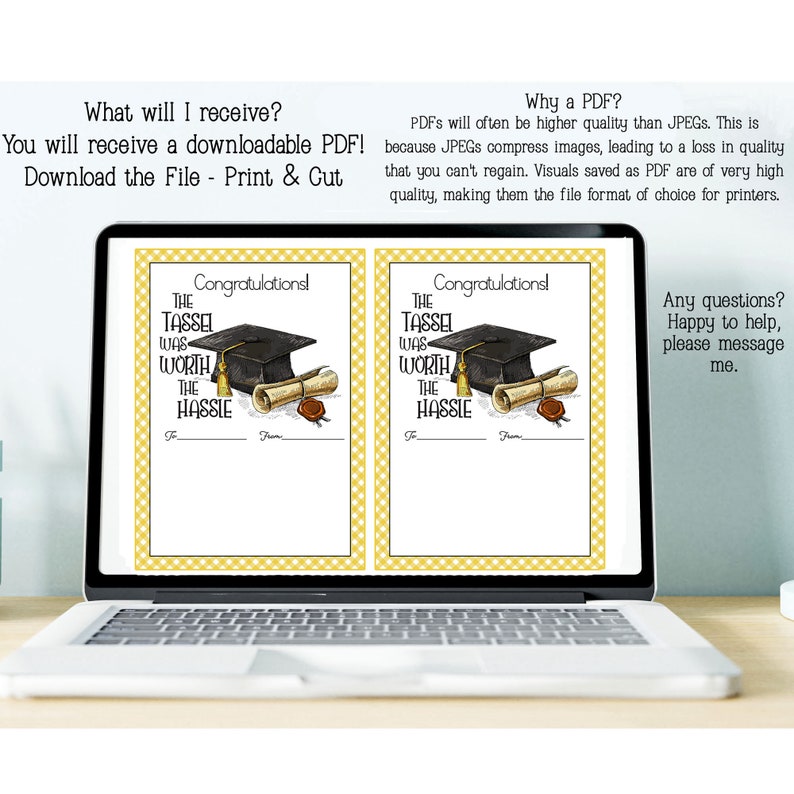 Printable Graduation Gift Card Holder Class of 2023 - Etsy