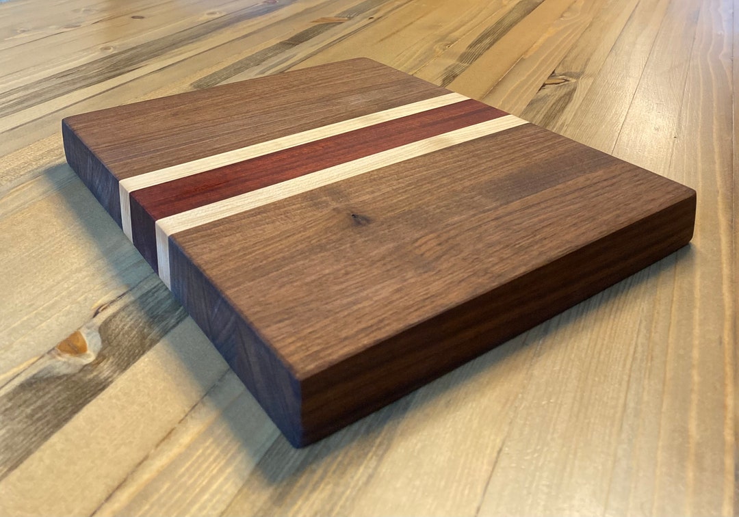 Custom Handmade Bloodline Cutting Board Made With Walnut, Maple and ...