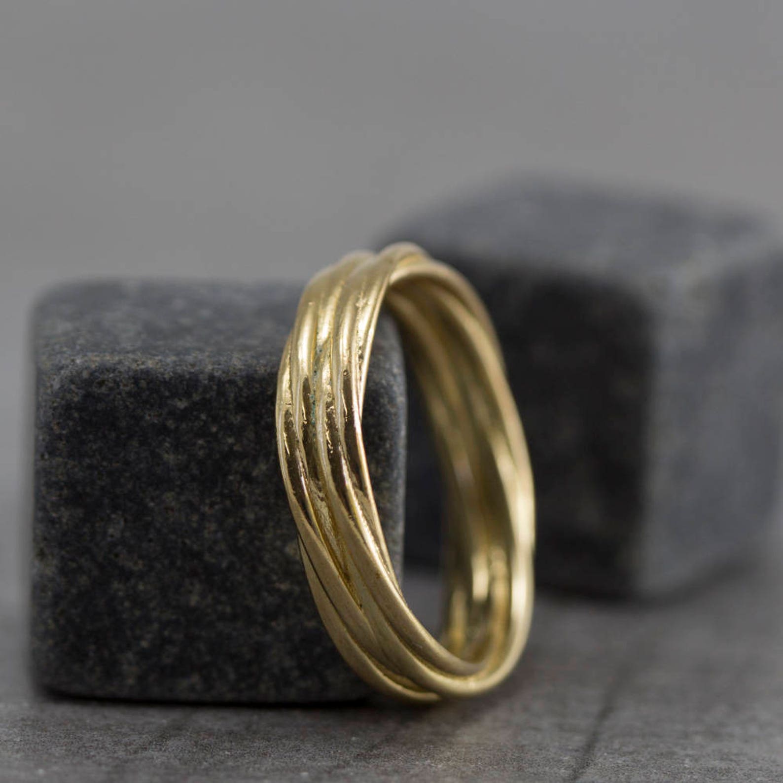 Men Wedding Ring Knot Ring Gold Ring Man Wedding Ring - Etsy