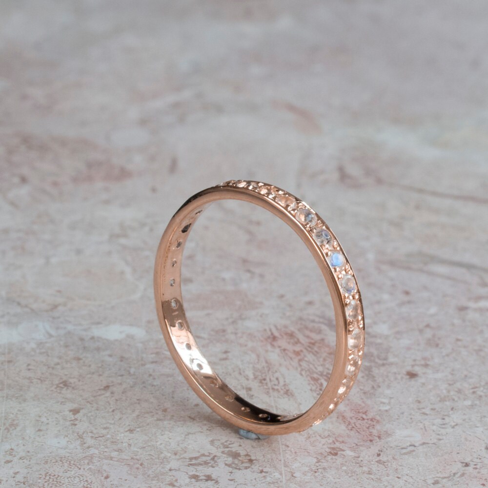 Moon stone Ring Moon stone Engagment Ring | Etsy