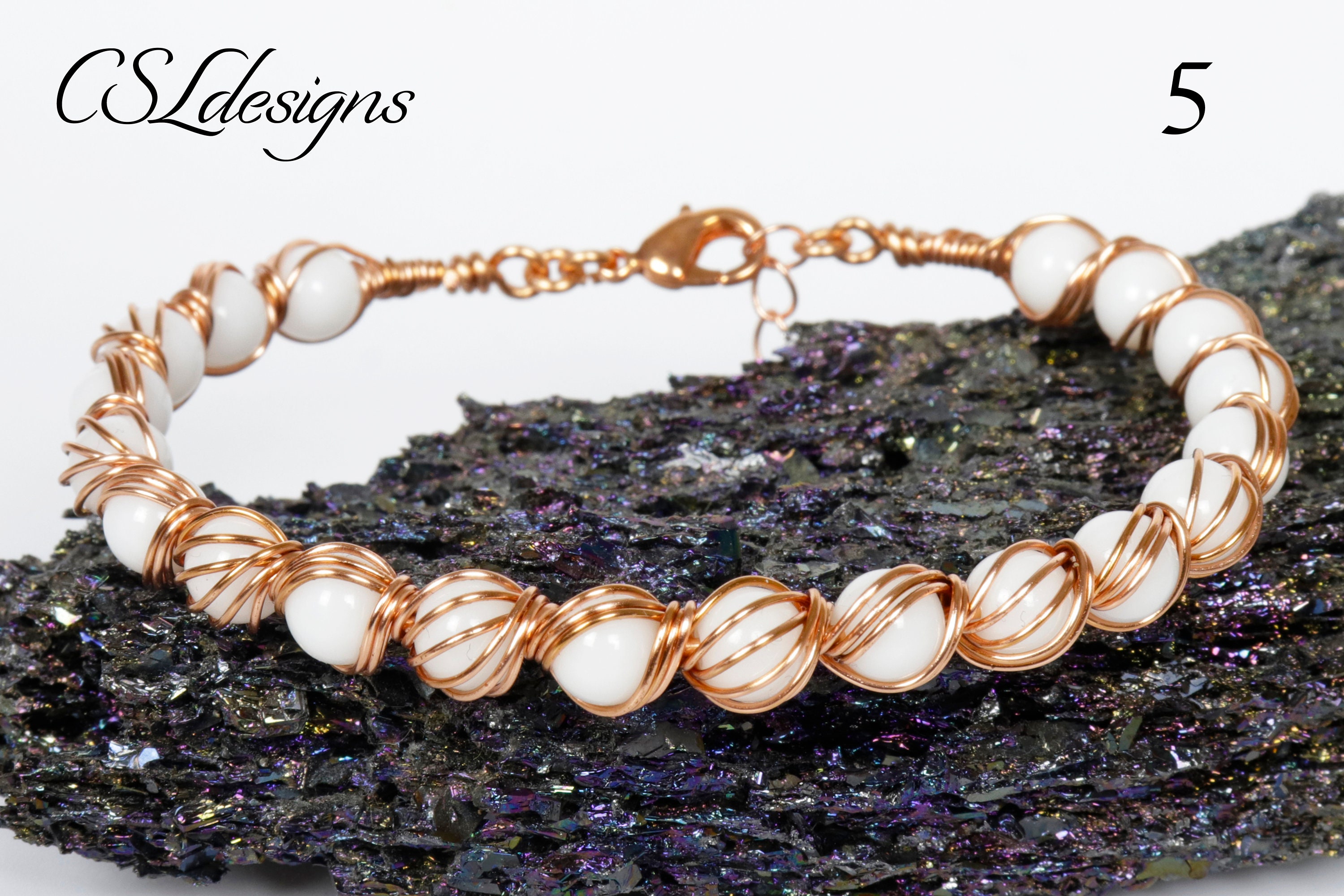 Candy Spirals Wirework Bracelet - Etsy