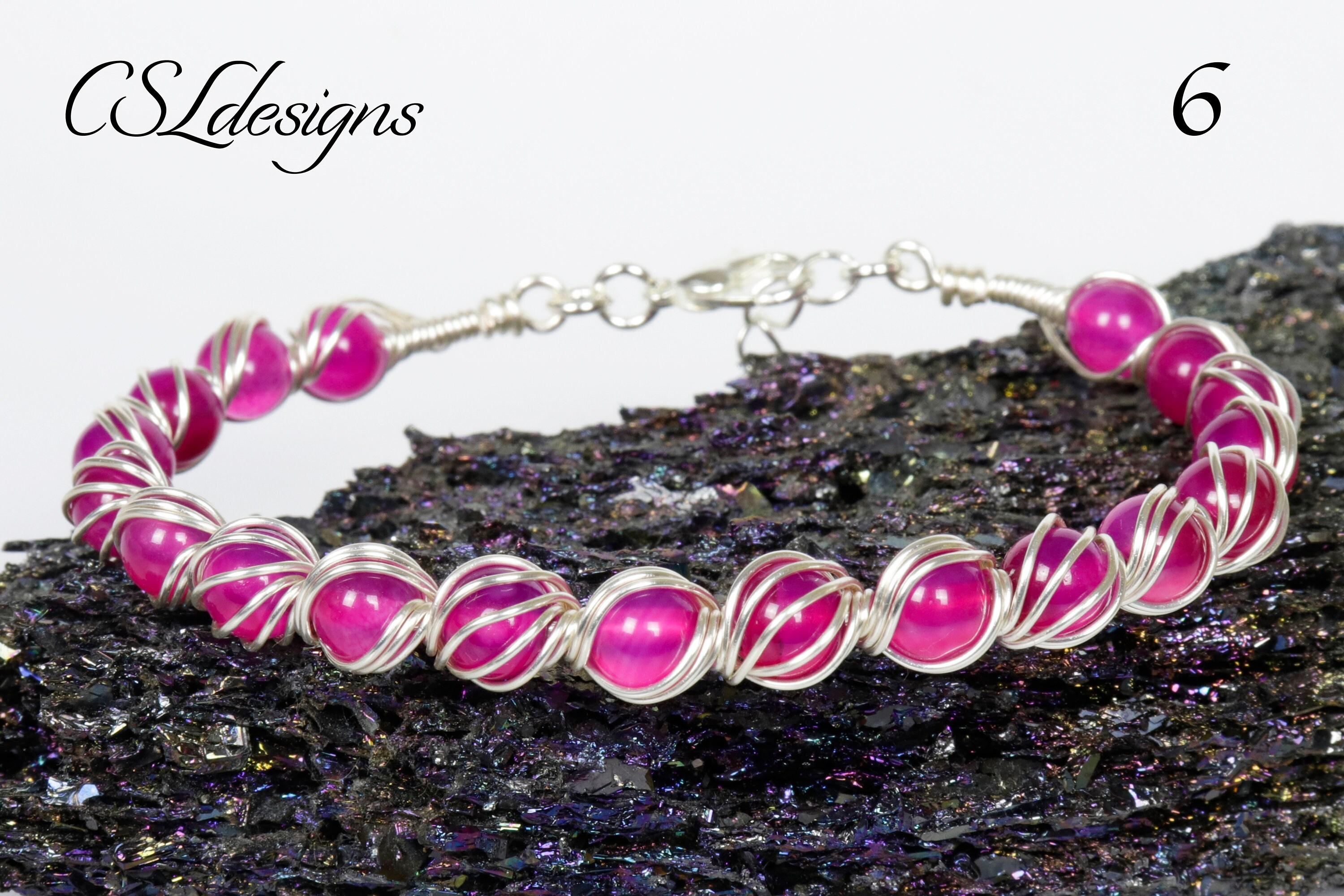 Candy Spirals Wirework Bracelet - Etsy