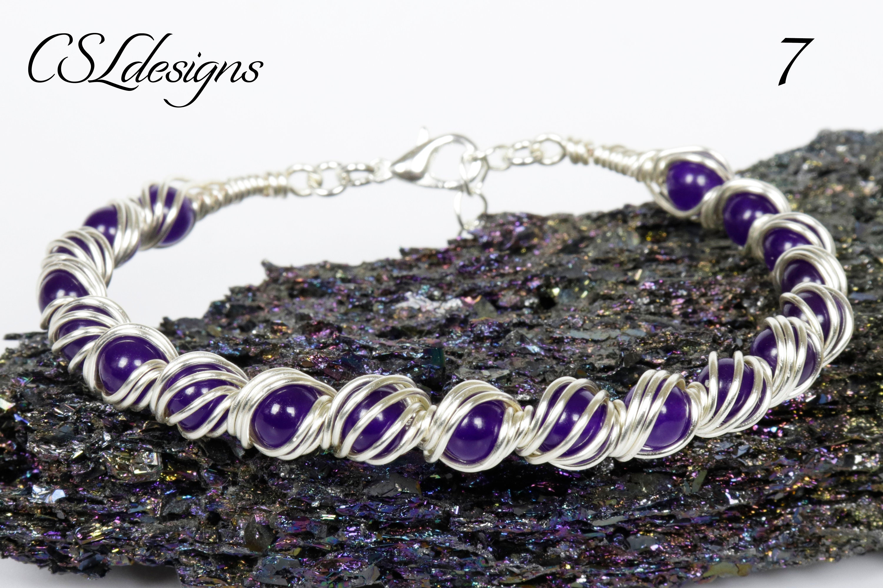 Candy Spirals Wirework Bracelet - Etsy