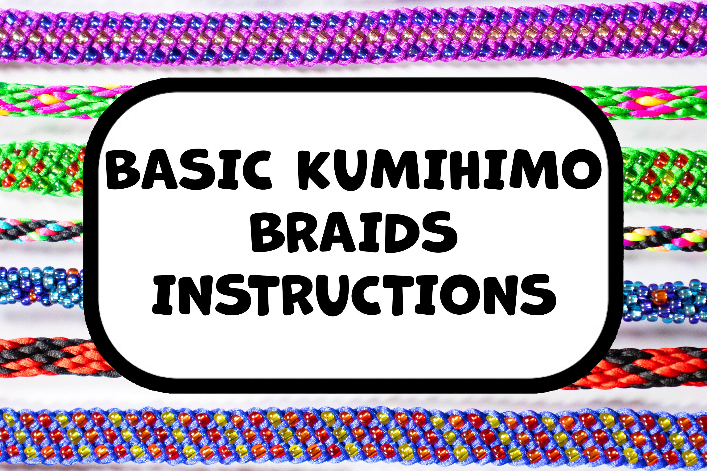 Basic Kumihimo Braids Instructions Booklet ⎮ Digital Copy - Etsy