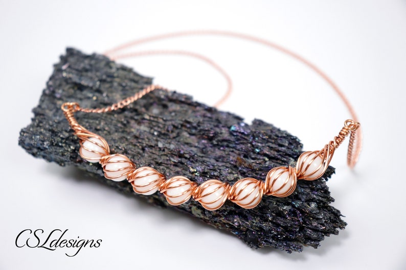 Candy Spirals Wirework Necklace TUTORIAL - Etsy