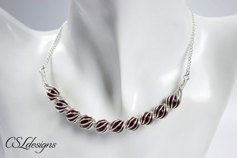 Candy Spirals Wirework Necklace TUTORIAL - Etsy