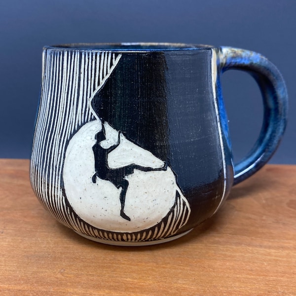 Sgraffito Mug - Etsy