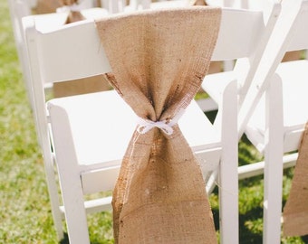 Burlap Chair Sash - Etsy