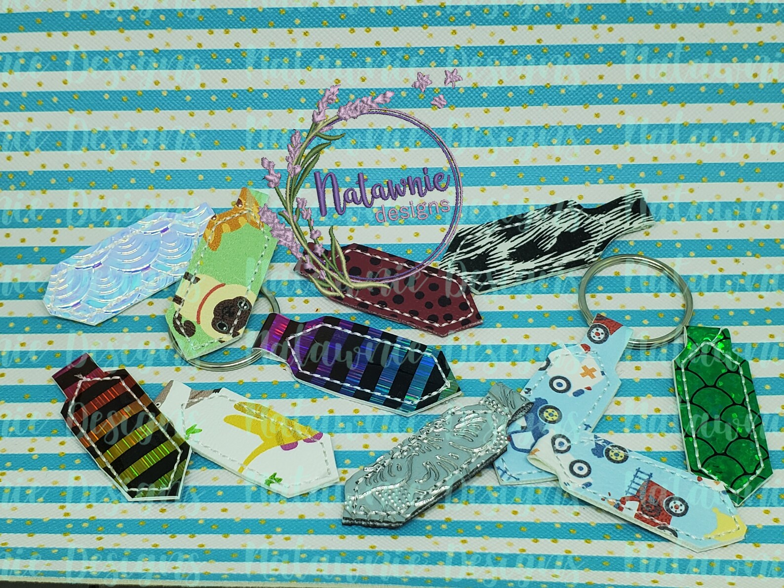 ITH Zipper Pulls - Crystal - EMBROIDERY FILE - Etsy