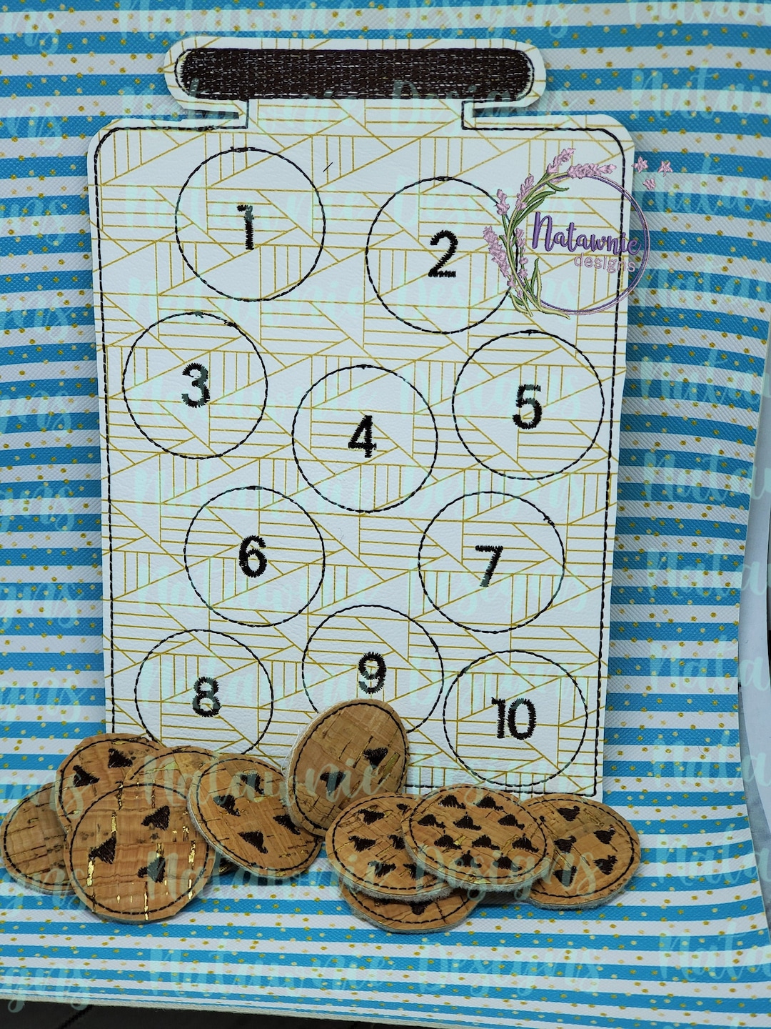 5x7 - 1 to 10 Cookie Jar Counting - -- EMBROIDERY FILE - Etsy