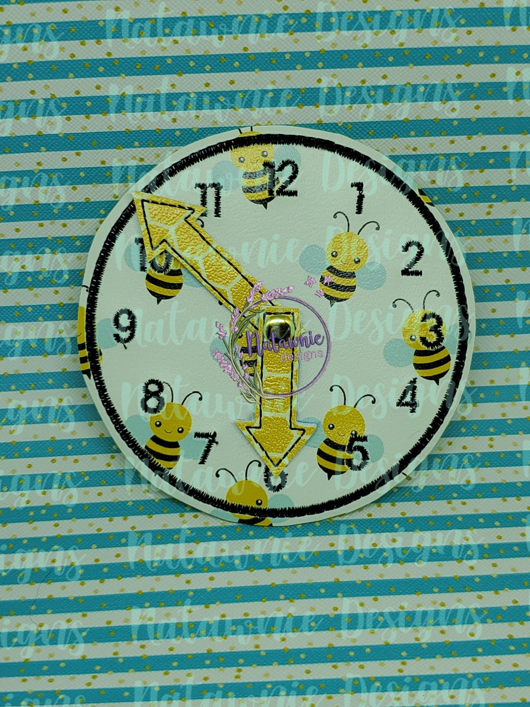 Clock With Movable Hands - 4x4 -- EMBROIDERY FILE - Etsy