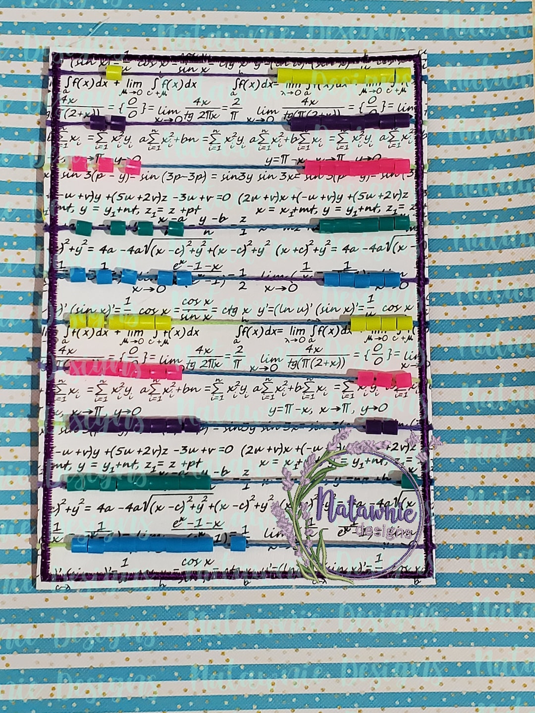 Abacus - 5x7 -- EMBROIDERY FILE - Etsy