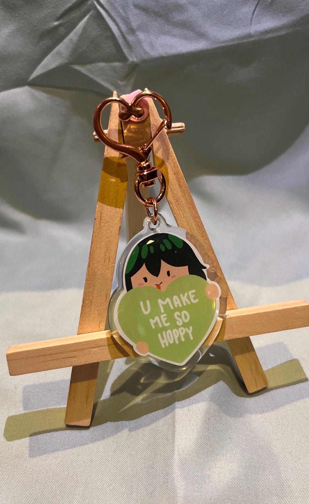 MHA Girls Sweeheart Keychains - Etsy