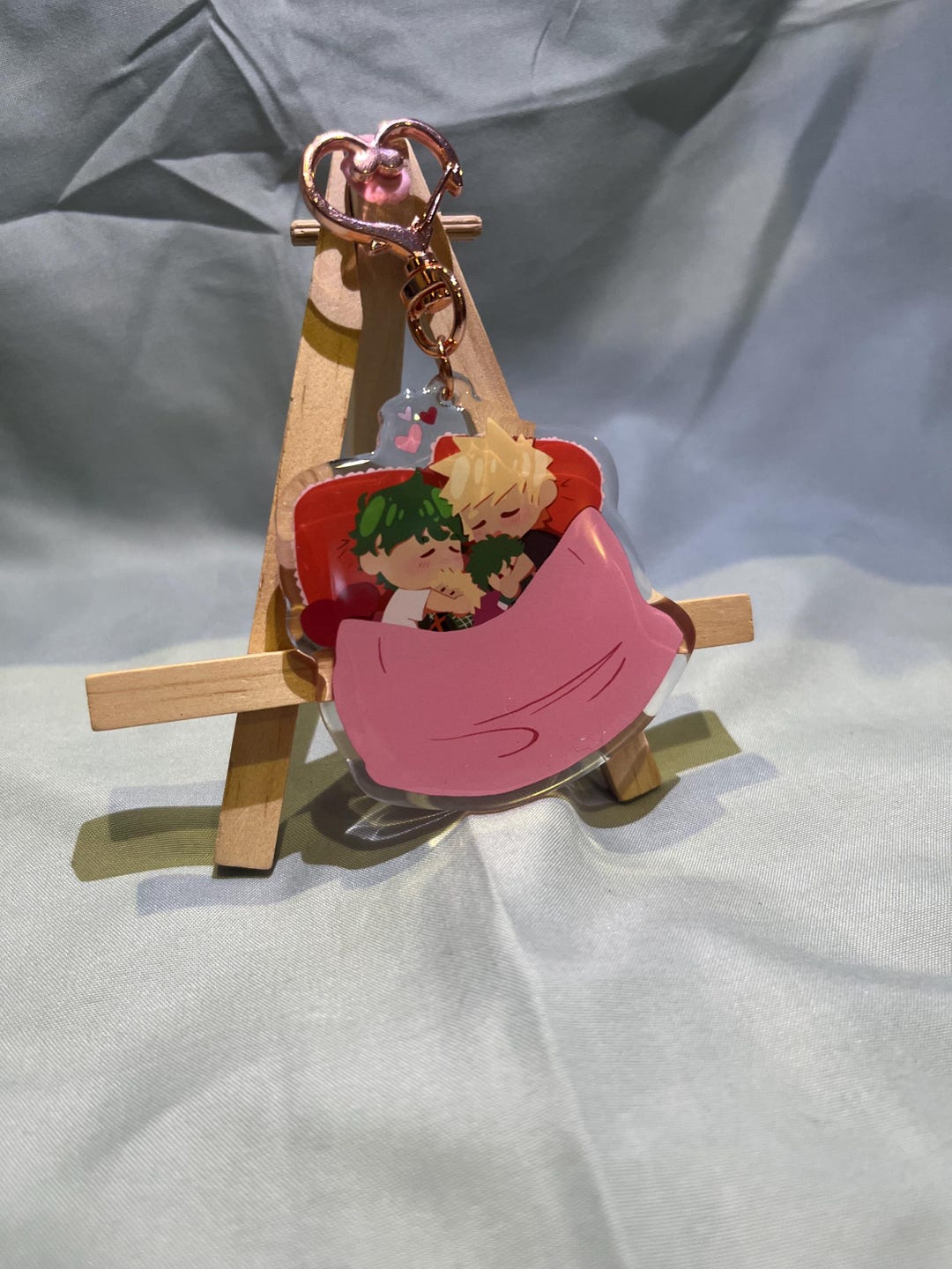 Bakudeku Sleeping Keychain - Etsy