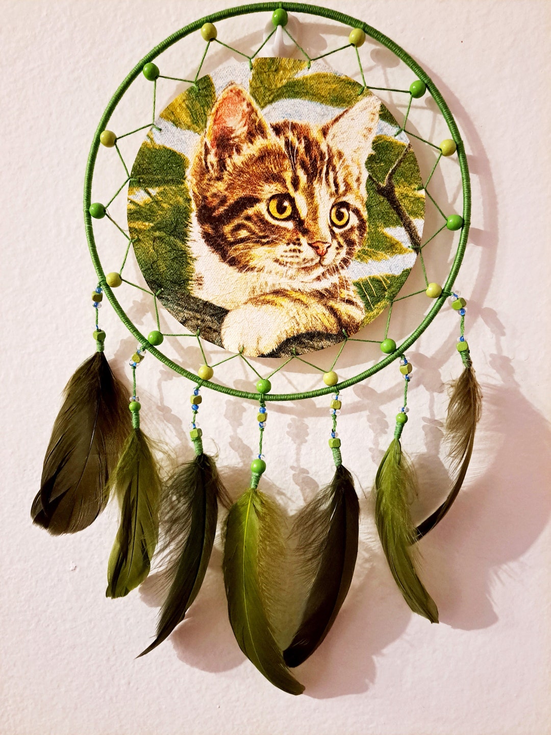 Cat Dream Catcher - Etsy
