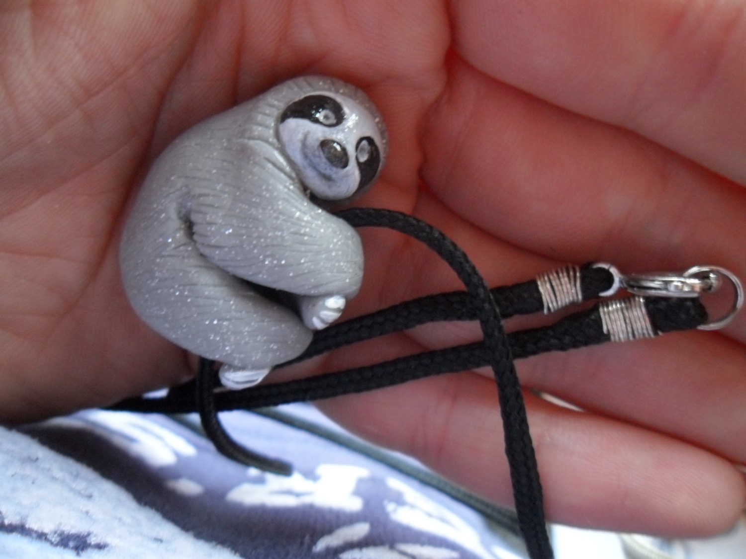 Sloth Necklace Animal Pendant Necklace Ploymer Clay | Etsy