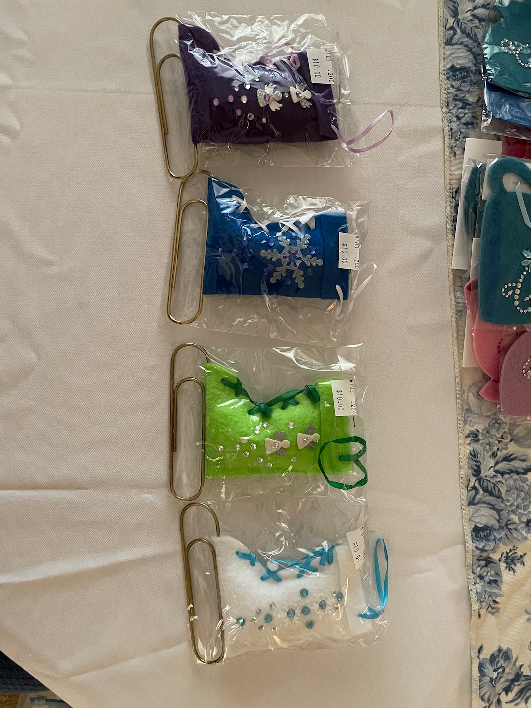 Small Ice Skating Ornaments Pack of 4 - Etsy