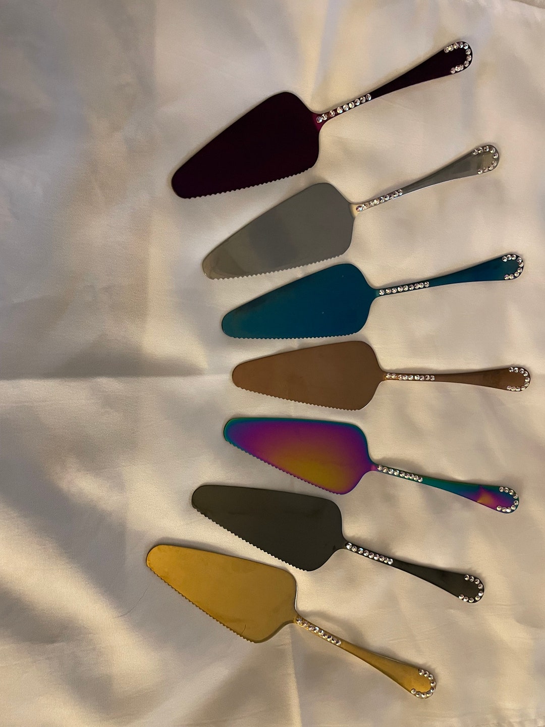 Cake and Pie Server With Swarovski Crystals - Etsy