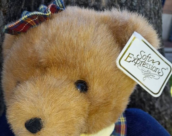 Vintage BEAR 80s Bear Like New Teddy Bear Vintage Wonderful Decor Home ...
