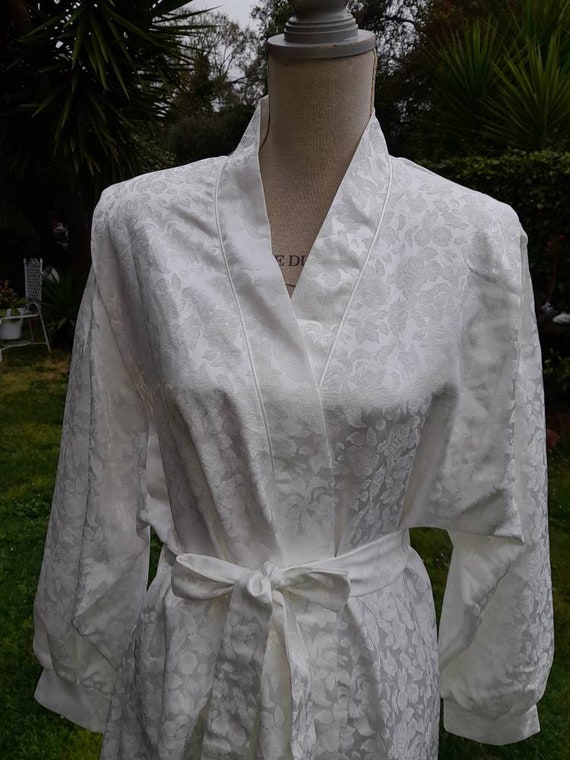 Vintage dressing gown 80s Italy Florence shabby chic … - Gem