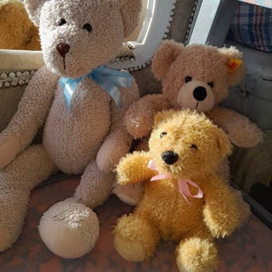 3+ Teddy Bear Vintage 70s Old Plush Toy Antique Plush Vintage Bears ...