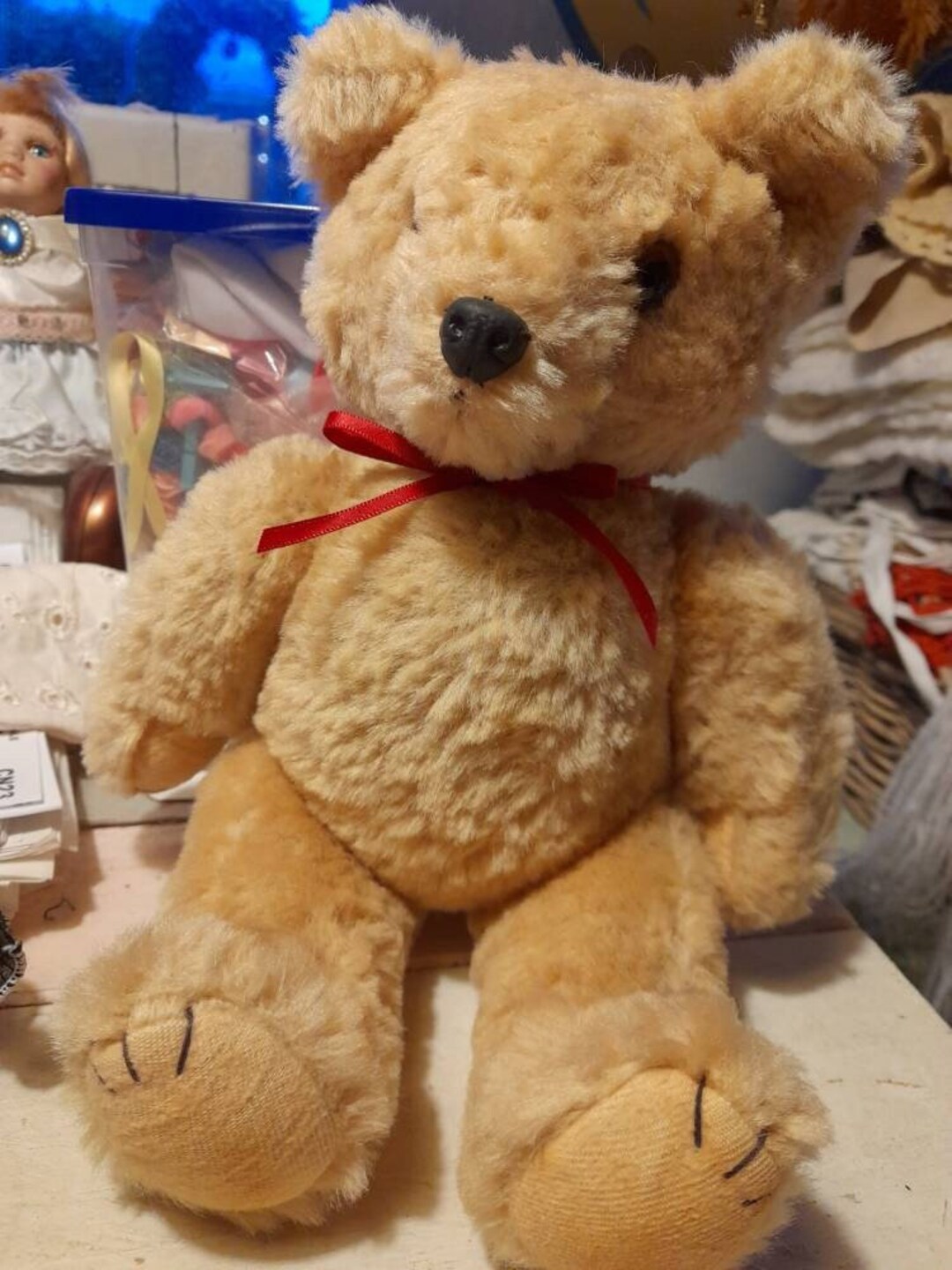 Bear Teddybear Vintage 60s Old Plush Toy Antique Plush Vintage - Etsy