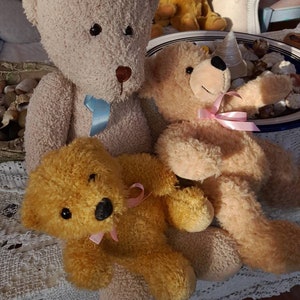 3+ Teddy Bear Vintage 70s Old Plush Toy Antique Plush Vintage Bears ...
