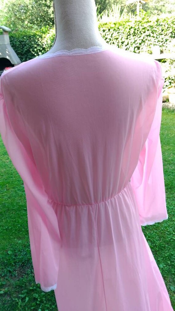 Vintage 70s Nightgown Pink Pink Fluffy Cloud Pink Nig… Gem
